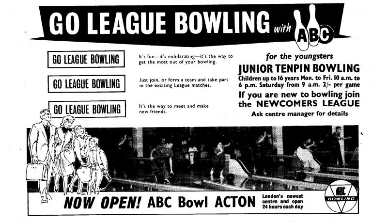 History of Tenpin Bowling in the UK Part 62 – ABC Bowl Westway East ...